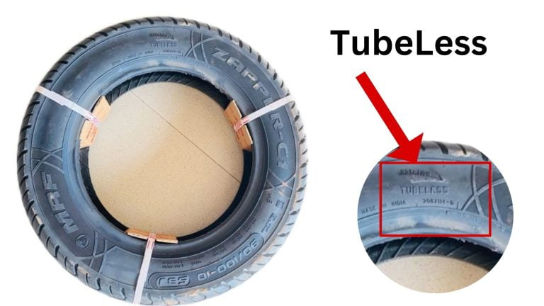 How to Identify Between Tubeless Tyre and Tube Type Tyres